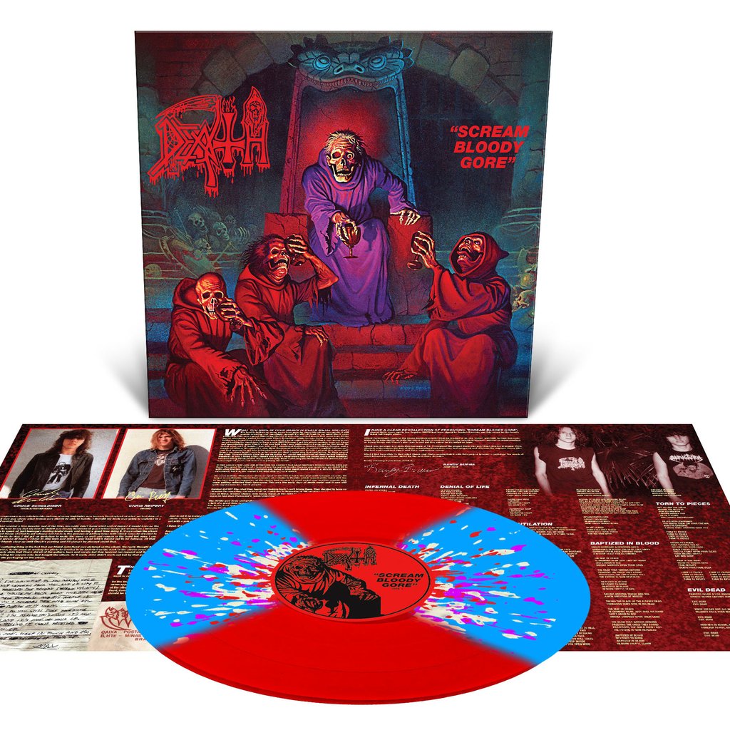 Death – Scream Bloody Gore (custom butterfly with splatter) – VINYL LP
