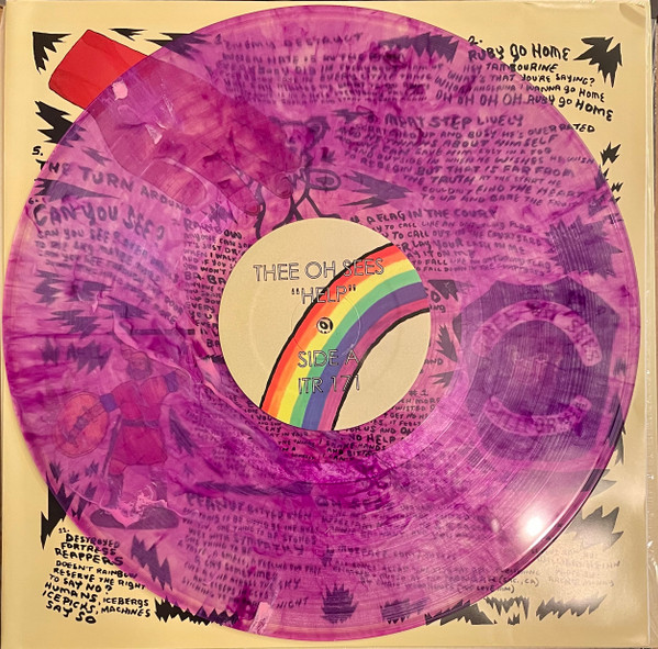 Thee Oh Sees - Help (translucent purple with pink) - VINYL LP - Head ...